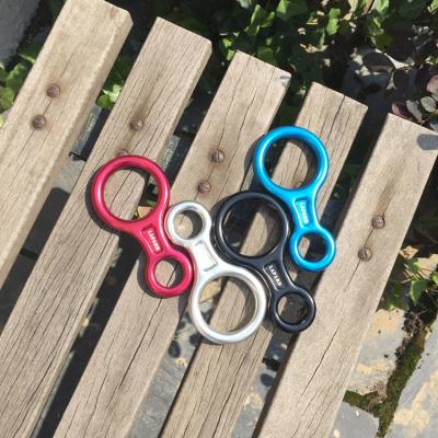 China Durable Safety Light Weight 8 Figure Descender Outdoor Climbing Carabiner for sale