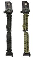 China Outdoor LED light survival paracord bracelet multifunctional adjustable bracelet for sale