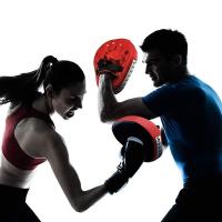 China Fitness Supplies Protective Gear Sanda Fighting UFC Fighting Training 1Pair Pad Punch Target Bag Adults Kick Boxing Glov for sale