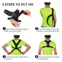 China Medical Adjustable Clavicle Posture Corrector Men Woemen Upper Back Brace Shoulder Lumbar Support Belt Corset Posture Co for sale
