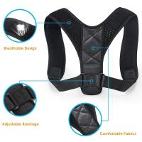 China Medical Adjustable Clavicle Posture Corrector Men Woemen Upper Back Brace Shoulder Lumbar Support Belt Corset Posture Co for sale