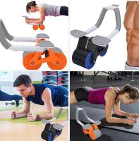 China New Roller With Elbow Support Abdominal Exercise Roller Wheel For Core Trainer Automatic Rebound Ab Wheel Roller for sale