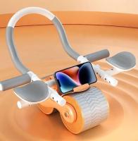 China Multi-functional flat support abdominal wheel home fitness ab exercise roller wheel for sale