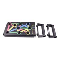 China Multifunctional Customized Logo power Exercise Muscle Body Fitness Foldable Folding Training Push up Bar Board for sale