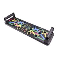 China Multifunctional Customized Logo power Exercise Muscle Body Fitness Foldable Folding Training Push up Bar Board for sale
