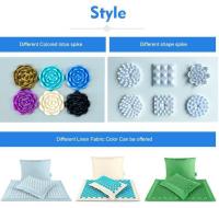 China Patent Design Natural Linen Acupressure Mat Foot Shakti Plastic Spikes Massage Acupressure Mat and Pillow Set for sale