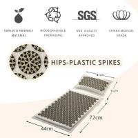 China Coconut inner Pure Cotton Acupressure Mat and Pillow Set for sale