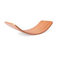 China Fitness Wooden Curvy Baby Kids Training Wobble Balance Board for sale