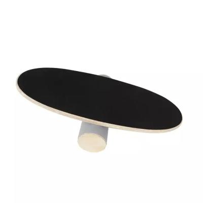 China Custom Pattern Fitness Wooden Training 29 Inch Wobble Balance Board Wood Roller for sale
