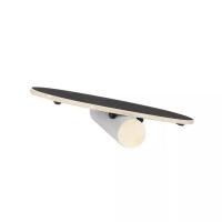 China Custom Pattern Fitness Wooden Training 29 Inch Wobble Balance Board Wood Roller for sale