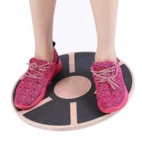 China Fitness Curvy Baby Children Wooden Wobble Balance Board for sale