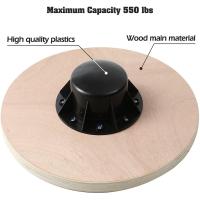 China Fitness Curvy Baby Children Wooden Wobble Balance Board for sale