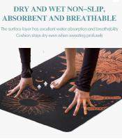 China Wholesale Custom Yoga Mats Ecological Non-slip Fitness Gym Handle Bag Cork Carry Strap Yoga Mat With Strap for sale