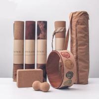 China Wholesale Custom Yoga Mats Ecological Non-slip Fitness Gym Handle Bag Cork Carry Strap Yoga Mat With Strap for sale