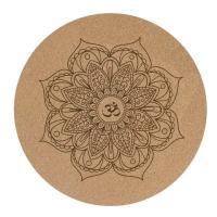 China Marble Round Cork Eco Rubber Custom Manufacturer Anti Slip Custom Design Printed Yoga Mat for Fitness Gym Pilates for sale