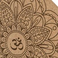 China Marble Round Cork Eco Rubber Custom Manufacturer Anti Slip Custom Design Printed Yoga Mat for Fitness Gym Pilates for sale