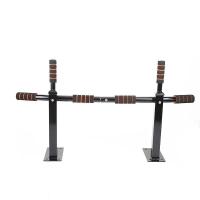 China Fitness Dull Polish Horizontal Bar Home Gym Strength Training Wall Mount Pull Up Bar Parallel bars for sale