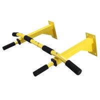 China Fitness Dull Polish Horizontal Bar Home Gym Strength Training Wall Mount Pull Up Bar Parallel bars for sale