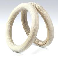 China Body Workout Exercise adjustable strap wooden gym ring Gymnastics Rings for sale