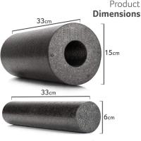 China High Density Smooth Surface 2 in 1 Yoga Muscle Massage EPP Foam Roller Set for sale