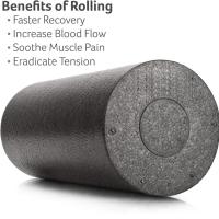 China High Density Smooth Surface 2 in 1 Yoga Muscle Massage EPP Foam Roller Set for sale