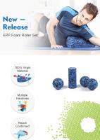 China Yoga Pilates Hollow Massage High Density EPP Foam Roller Set for sale