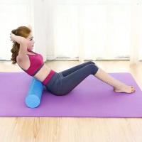 China Solid Colour Eva Fitness Foam Roller Relax Exercise High Density Massage deep muscle Yoga Foam Roller For Gym Pilates for sale