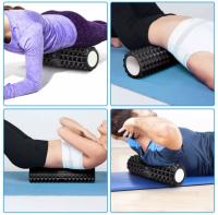 China Massage Zones PVC EVA High Density Portable Highly Durable Yoga Daily Exercises Foam Roller for sale