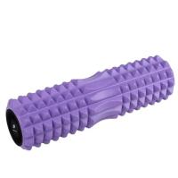 China Massage Zones PVC EVA High Density Portable Highly Durable Yoga Daily Exercises Foam Roller for sale