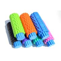 China High Density Soft Grid EVA Hollow Fitness Yoga Foam Roller Muscle Massage Foam Roller for Exercise for sale