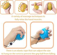 China Hand Grip Exerciser Strengthener Four Finger Exerciser Ball and Hand Exercisers for Strength Squeeze Ball for sale
