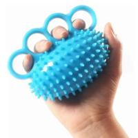 China Hand Grip Exerciser Strengthener Four Finger Exerciser Ball and Hand Exercisers for Strength Squeeze Ball for sale