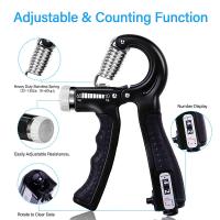 China Wholesale Price Finger Rehabilitation Exercise Hand Grips Gripper Popular Adjustable Hand Grip Trainer for sale