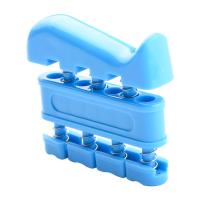 China Adjustable Hand Grip Strengthener Set Counting Grip with Five Fingers Rehabilitation Training Silicone hand Ball strengt for sale