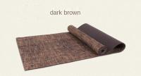 China Customizable Non-slip Yoga Mat, Custom Logo 6mm Jute Yoga Mat for sale