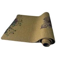 China Wholesale Hot Selling Sports Grip Sustainable Eco Friendly Natural Rubber Jute Printed Yoga Mat for sale