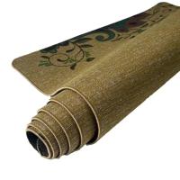 China Wholesale Hot Selling Sports Grip Sustainable Eco Friendly Natural Rubber Jute Printed Yoga Mat for sale