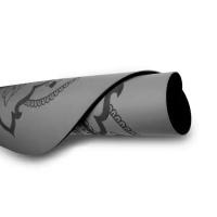 China Round Type Non Slip Custom Printed Fitness Gym Sports 4 mm Natural Rubber PU Yoga Mat for sale