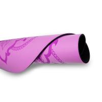 China anti slip eco friendly round PU rubber circle round yoga mat for sale