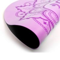China anti slip eco friendly round PU rubber circle round yoga mat for sale