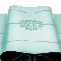 China Anti-slip customized print extra large 5 mm fitness exercise natural rubber PU yoga mats for sale