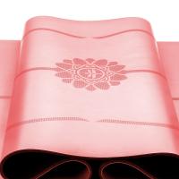 China Anti-slip customized print extra large 5 mm fitness exercise natural rubber PU yoga mats for sale