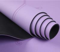 China Outdoor Eco Friendly China Supplier Antislip Pattern Pro Natrual Rubber PU Yoga Mat for sale