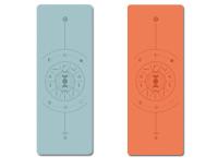 China China Supplier Antislip Pattern Pro Natrual PU Yoga Mat with many colours for sale