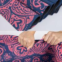 China anti slip eco friendly factory in Ningbo self rolling 3 mm suede yoga mats outdoor for sale