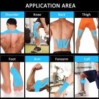 China Precut Athletic 5cmX5m Kinesiology kinesio tape tape For Muscle thearpy body tape kinesiology for sale