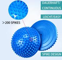 China Foot Massage Spiky Half Ball Balance Exercise Pods for Deep Tissue Foot Muscle Therapy for sale