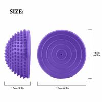 China Foot Massage Spiky Half Ball Balance Exercise Pods for Deep Tissue Foot Muscle Therapy for sale