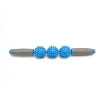 China Body Recovery 3 Three Thorn Ball Yoga Massage Ball Muscle Release Deep Tissue PVC Massage Stick for sale