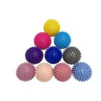 China Physical Spiky Massage Ball Portable Foot Back Muscle Deep fascia Release Spiked Massager Roller ball for sale
